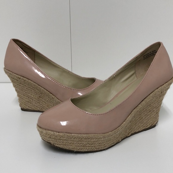 Coach and Four | Shoes | Coach And Four Devona Pink Patent Wedge | Poshmark
